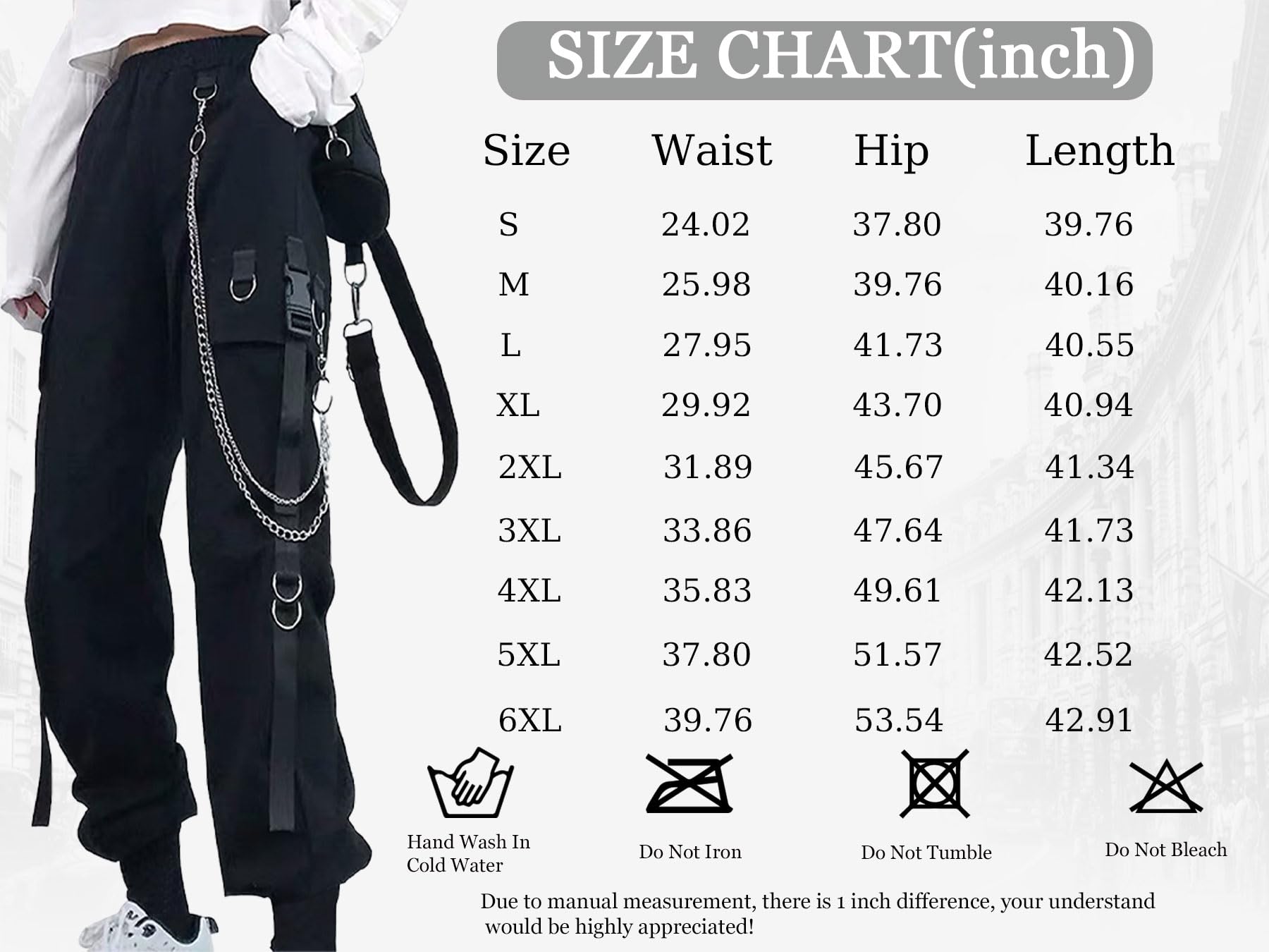 Purple Cargo Pants with Chain Kpop Fashion Gothic Clothes for Women Emo Pants Aesthetic Pants for Teens Cyberpunk Pants