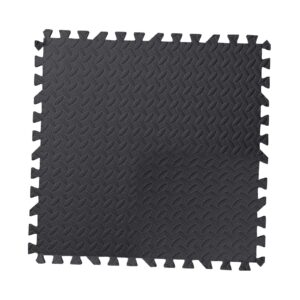 puzzle exercise mat interlocking foam tiles splicing rugs puzzle mat for floor gym mats non slip floor mat for home gym workout playrooms, 30cmx30cmx2.5cm