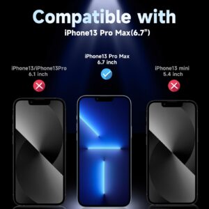 MAGIC JOHN 2 Pack for iPhone 13 Pro Max/iPhone 14 Plus 6.7 inch Privacy Glass Screen Protector, Auto Dust-Elimination Installation, Bubble Free, Easy Installation