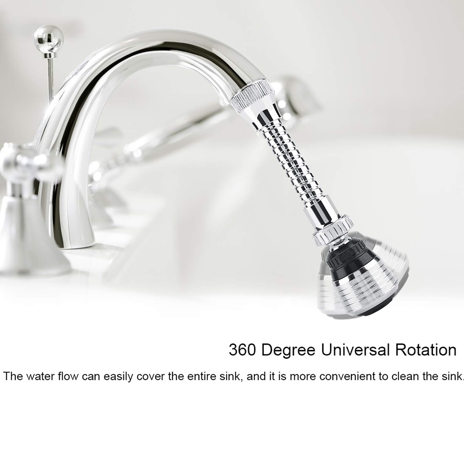 Kitchen Faucet Sprayer Attachment, 2Pcs Rotatable Faucet Sprayer Head 360 Degree Rotatable Sink Water Saving