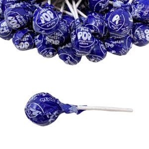 Grape Flavor Only Tootsie Pops Bulk Candy 120 Count Lollipops Suckers Aprox. 5.47lbs (87.52Oz)