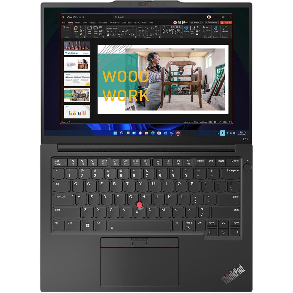 Lenovo ThinkPad E14 Gen 5 21JR001SUS 14" Notebook - WUXGA - 1920 x 1200 - AMD Ryzen 7 7730U Octa-core (8 Core) 2 GHz - 16 GB Total RAM - 8 GB On-board Memory - 512 GB SSD - Graphite Black