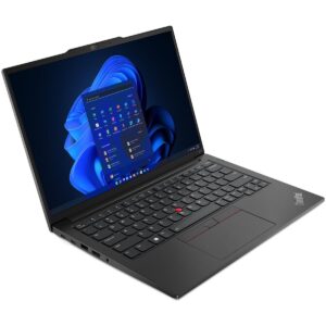 Lenovo ThinkPad E14 Gen 5 21JR001SUS 14" Notebook - WUXGA - 1920 x 1200 - AMD Ryzen 7 7730U Octa-core (8 Core) 2 GHz - 16 GB Total RAM - 8 GB On-board Memory - 512 GB SSD - Graphite Black