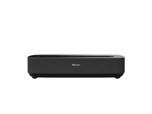 hisense pl1 ultra short throw home theater smart projector, 80"-120", 4k uhd, dolby vision & atmos, hdr10, google tv, netflix, 2200 ansi lumens