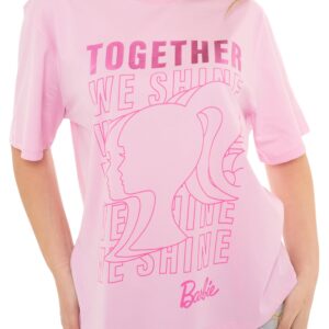 Barbie T Shirt Women Cotton Ladies Tshirt | Womens Summer Clothes | Pink L