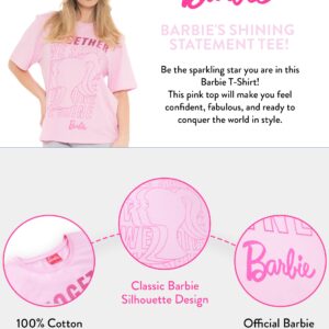 Barbie T Shirt Women Cotton Ladies Tshirt | Womens Summer Clothes | Pink L