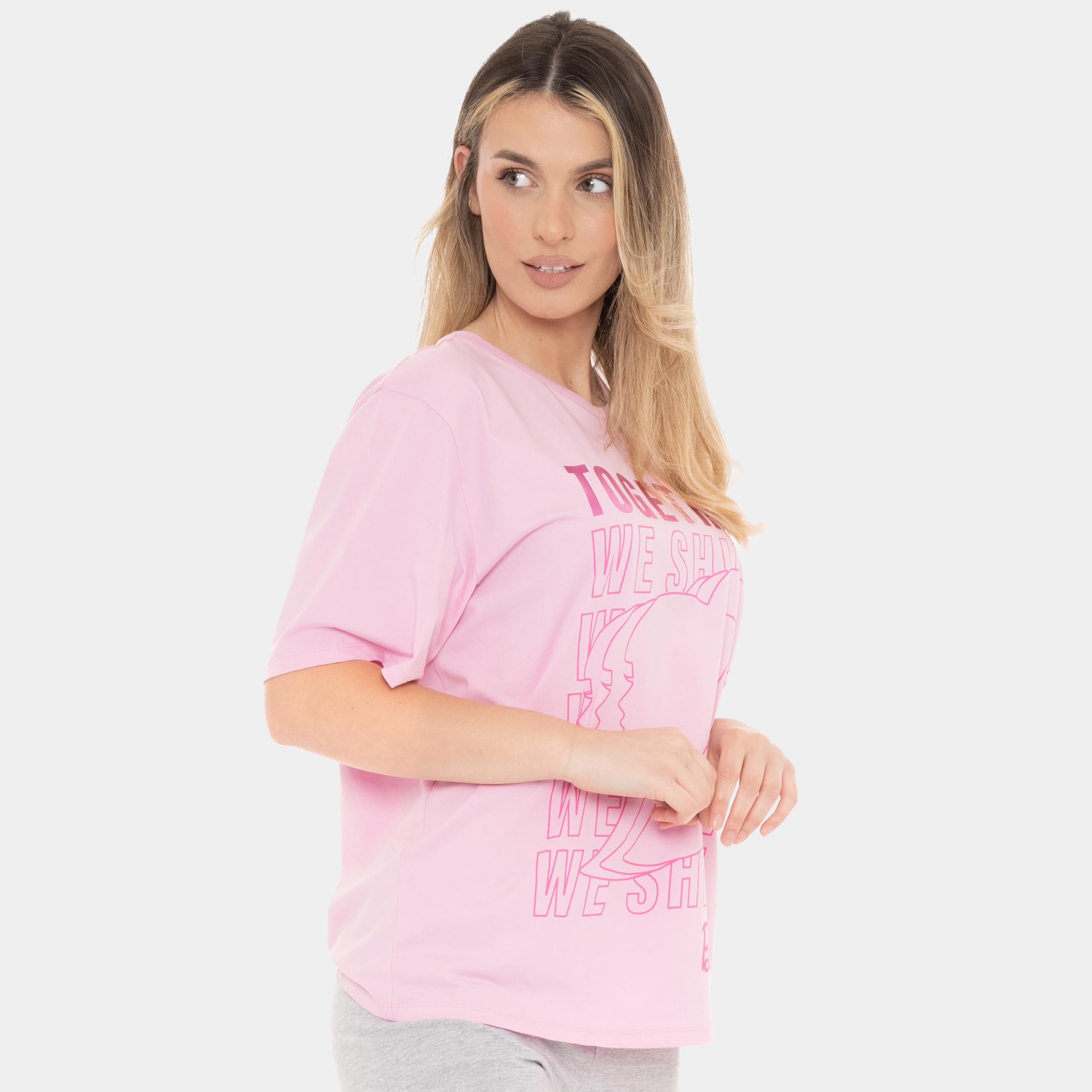 Barbie T Shirt Women Cotton Ladies Tshirt | Womens Summer Clothes | Pink L