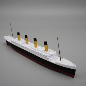 TheRoller3d RMS Titanic Model Ship 1 Ft Long Assembled, Historically Accurate Titanic Replicas