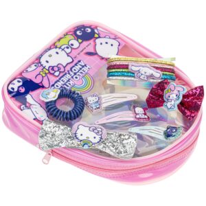 Hello Kitty and Friends Mini Backpack Hair Accessories Gift Bag Set includes for Kids Girls, Ages 3+ perfect for Birthdays, Parties, Sleepovers & Makeovers