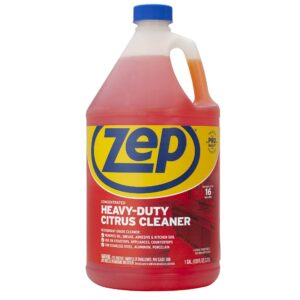 Zep High Traffic Carpet Cleaner (1 Gallon) Heavy-Duty Citrus Degreaser Refill (1 Gallon) Bundle