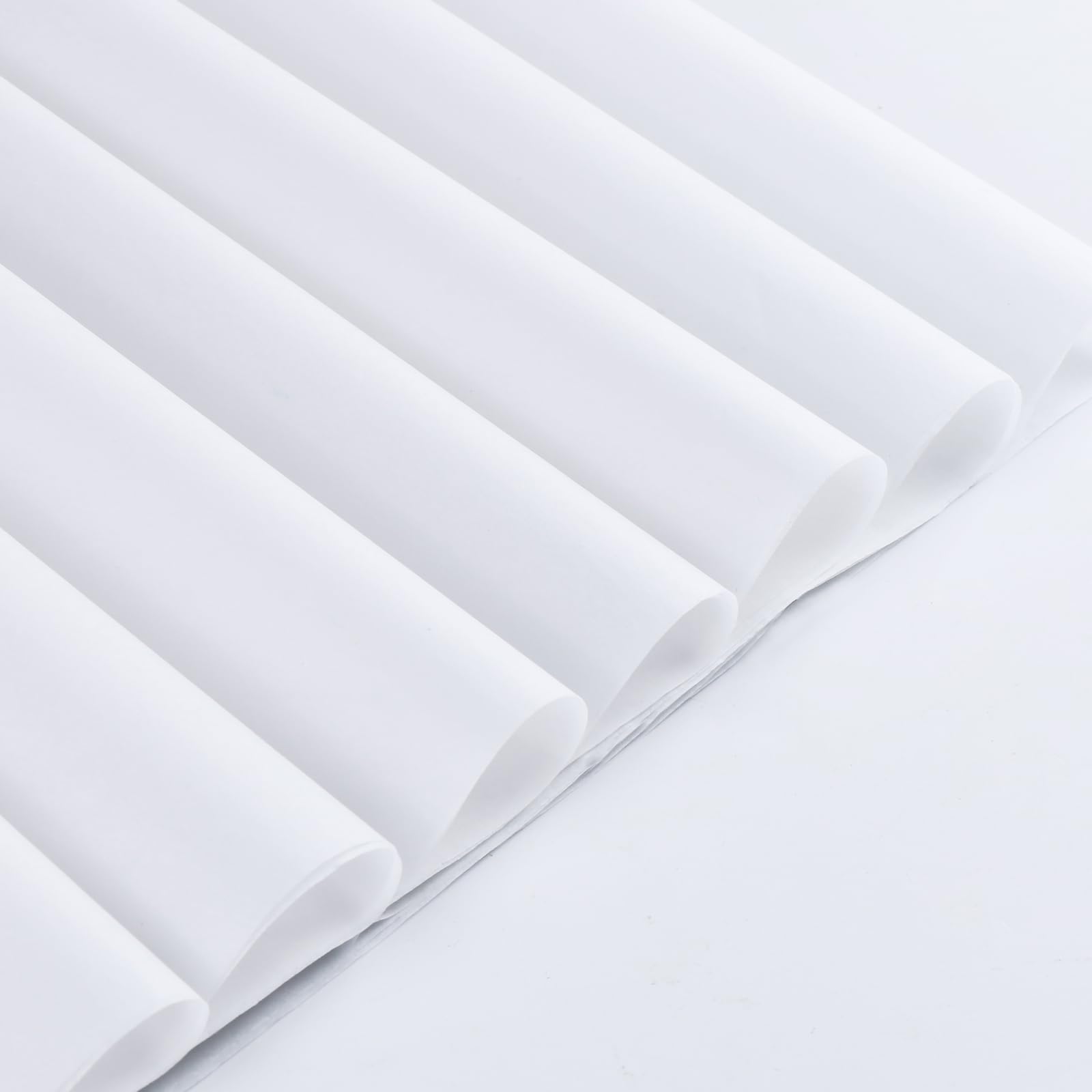 Simetufy 32 Sheets 24" x 36" White Tissue Paper for Gift Bags, Acid Free Tissue Paper for Storage, Tissue Paper Bulk for Packaging, Holiday, Birthday, Wedding, Christmas and DIY Crafts