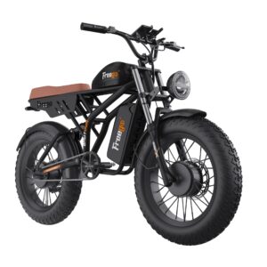 freego electric bike for adults, dual motor & dual battery, 2000w/48v/55ah, 20"x4.0" fat tires off road electric bicycle with removable battery, 34mph & 103 miles long range e bike ul certified