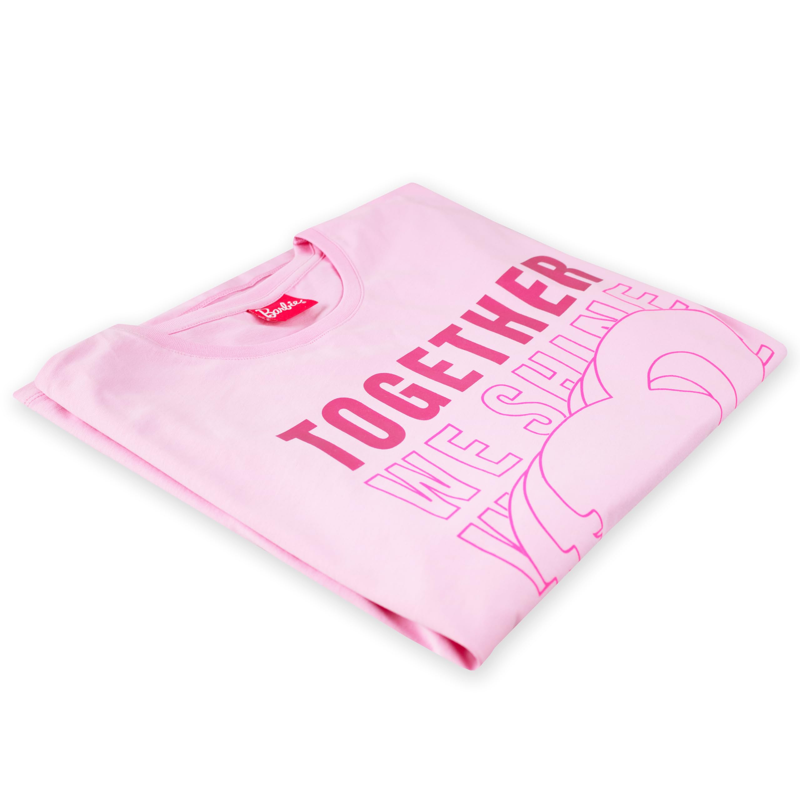 Barbie Tshirt Girls | Cotton Girls Summer Tops Girls Short Sleeve Shirt | Pink 10