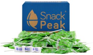 caramel apple orchard pops snack peak gift box 3 lb (green apple)