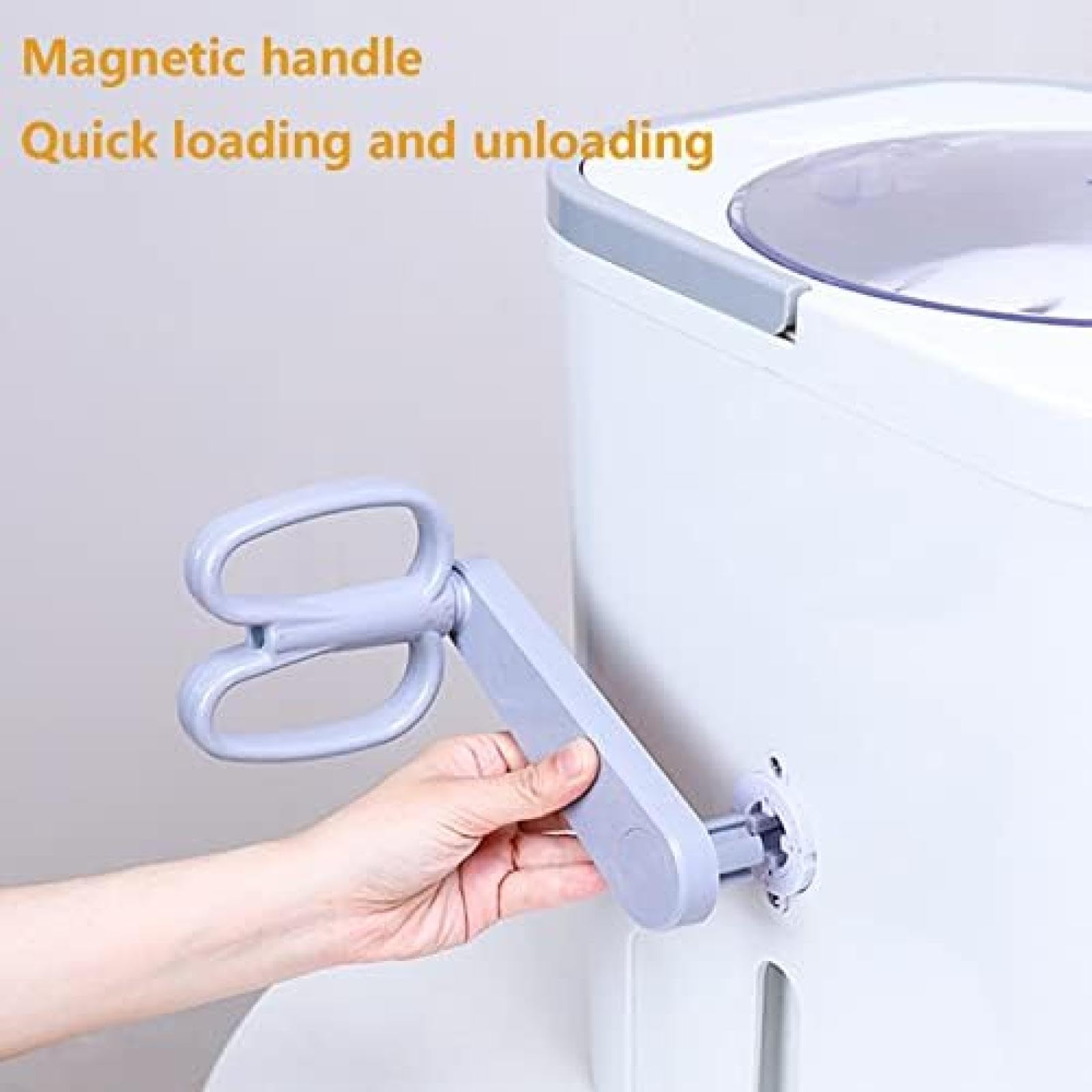 INLIMA Mini Portable Non-Electric Manual Washing Machine,Compact Hand Crank Rotary Washer,Labor-Saving Laundry Alternative, Small Mobile Clothes Washer for Dormitory, Apartment, Camping