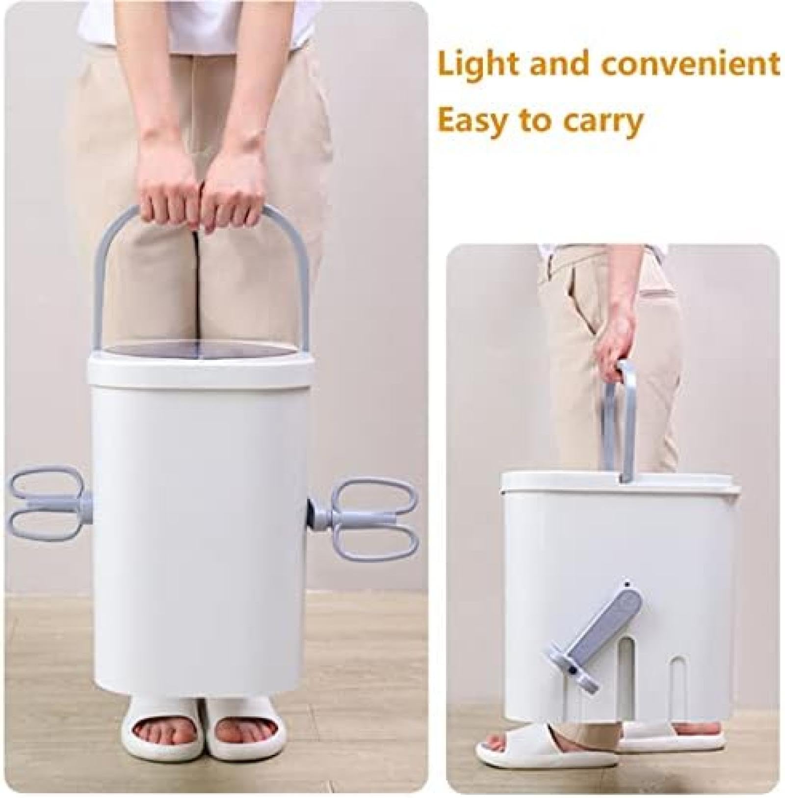 INLIMA Mini Portable Non-Electric Manual Washing Machine,Compact Hand Crank Rotary Washer,Labor-Saving Laundry Alternative, Small Mobile Clothes Washer for Dormitory, Apartment, Camping