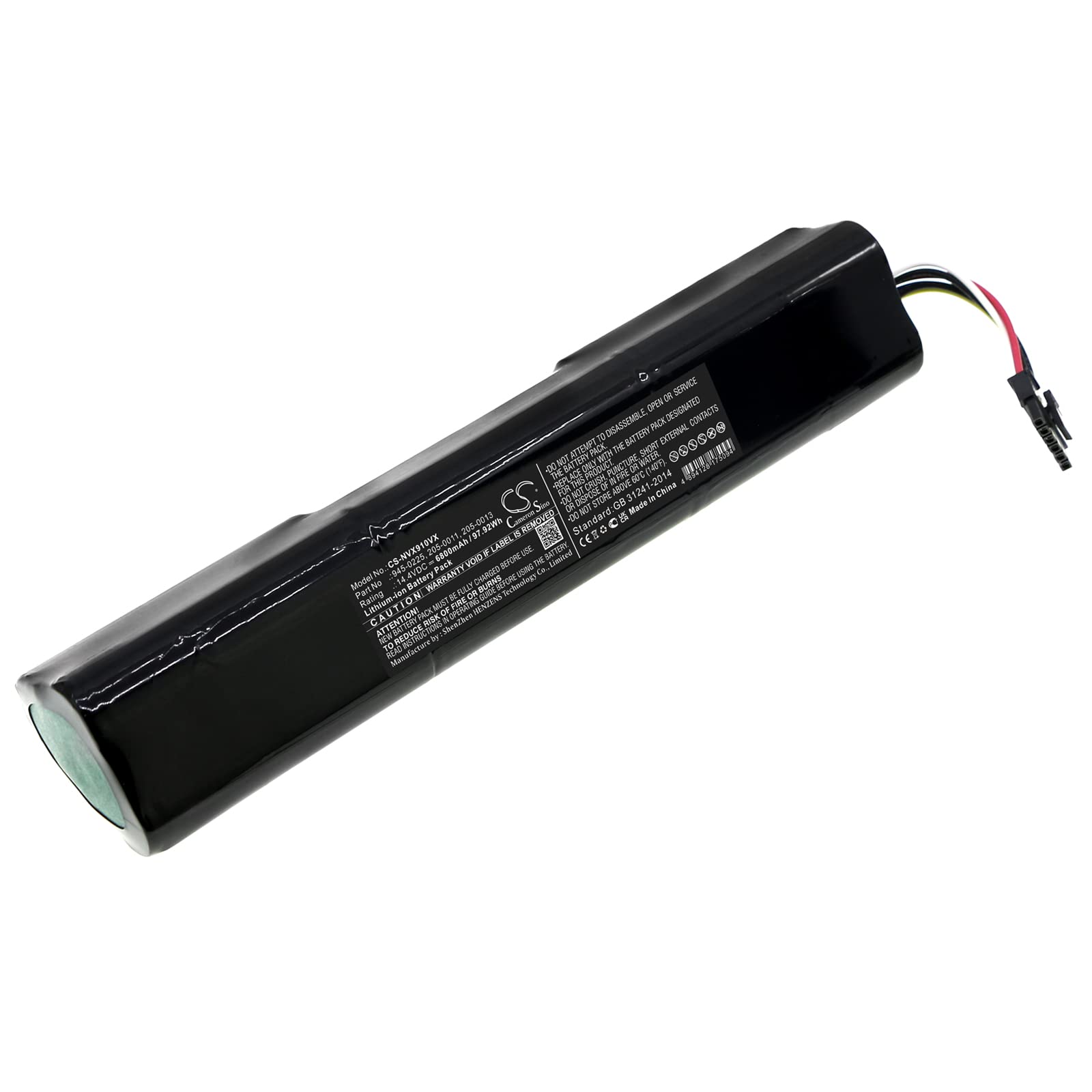 Enyuly 6800mAh Replacement Battery for Neato Botvac D6 Connected Botvac D5 Connected (905-0358) Botvac D5 Botvac D705 Botvac D503 205-0013 945-0225 0810841012076 945-0266 4INR19/65-2 205-0011 (14.4V)