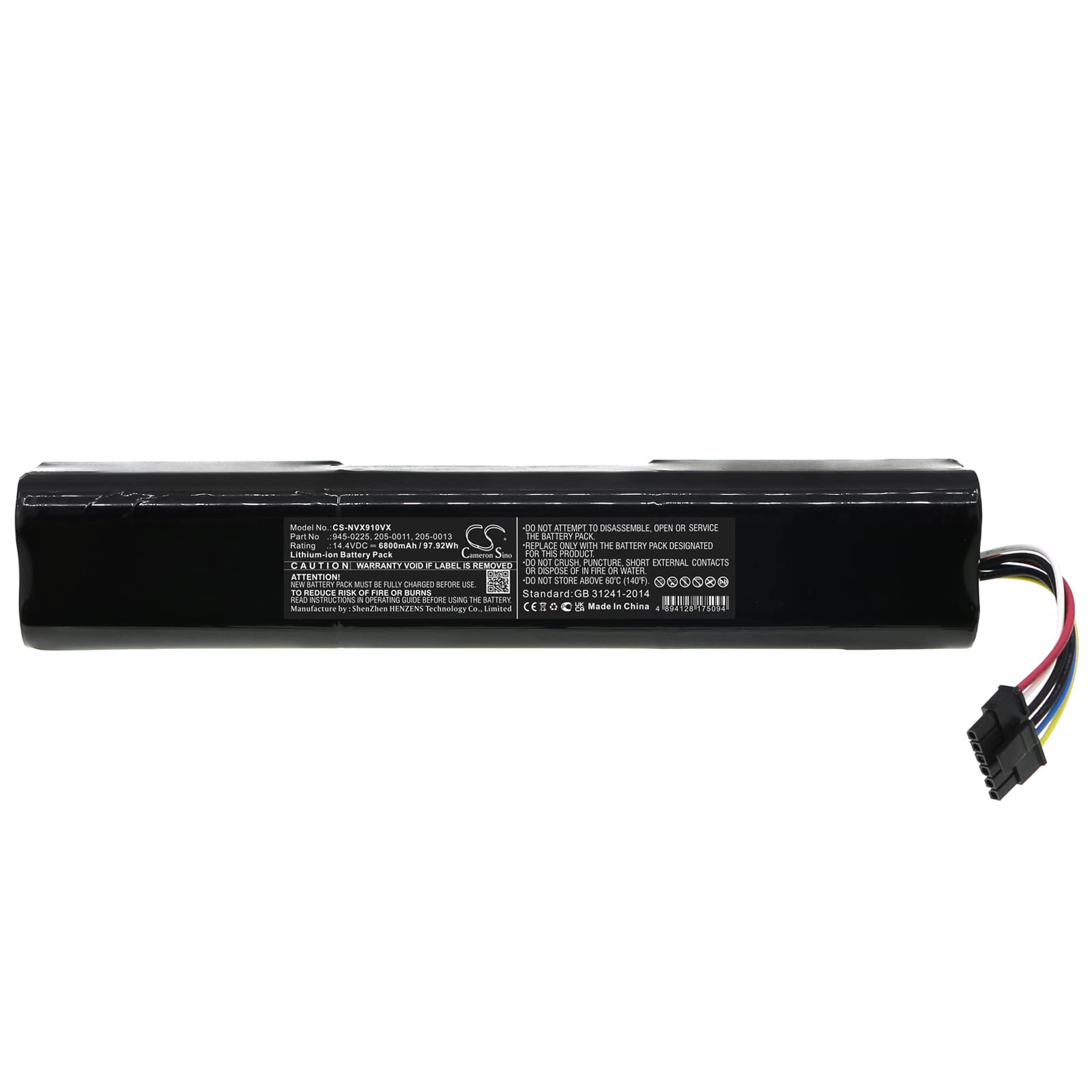 Enyuly 6800mAh Replacement Battery for Neato Botvac D6 Connected Botvac D5 Connected (905-0358) Botvac D5 Botvac D705 Botvac D503 205-0013 945-0225 0810841012076 945-0266 4INR19/65-2 205-0011 (14.4V)