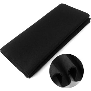 mililanyo 2 yard felt fabric sheets soft felt sheet 1.4mm thick felt fabric by the yards non-woven acrylic handmade felt fabric for diy sewing, arts&crafts (black)