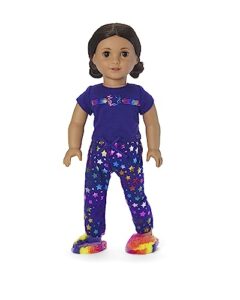 american girl girl of the year kavi sharma 18-inch doll shining star pajamas featuring 4 pieces for ages 8+