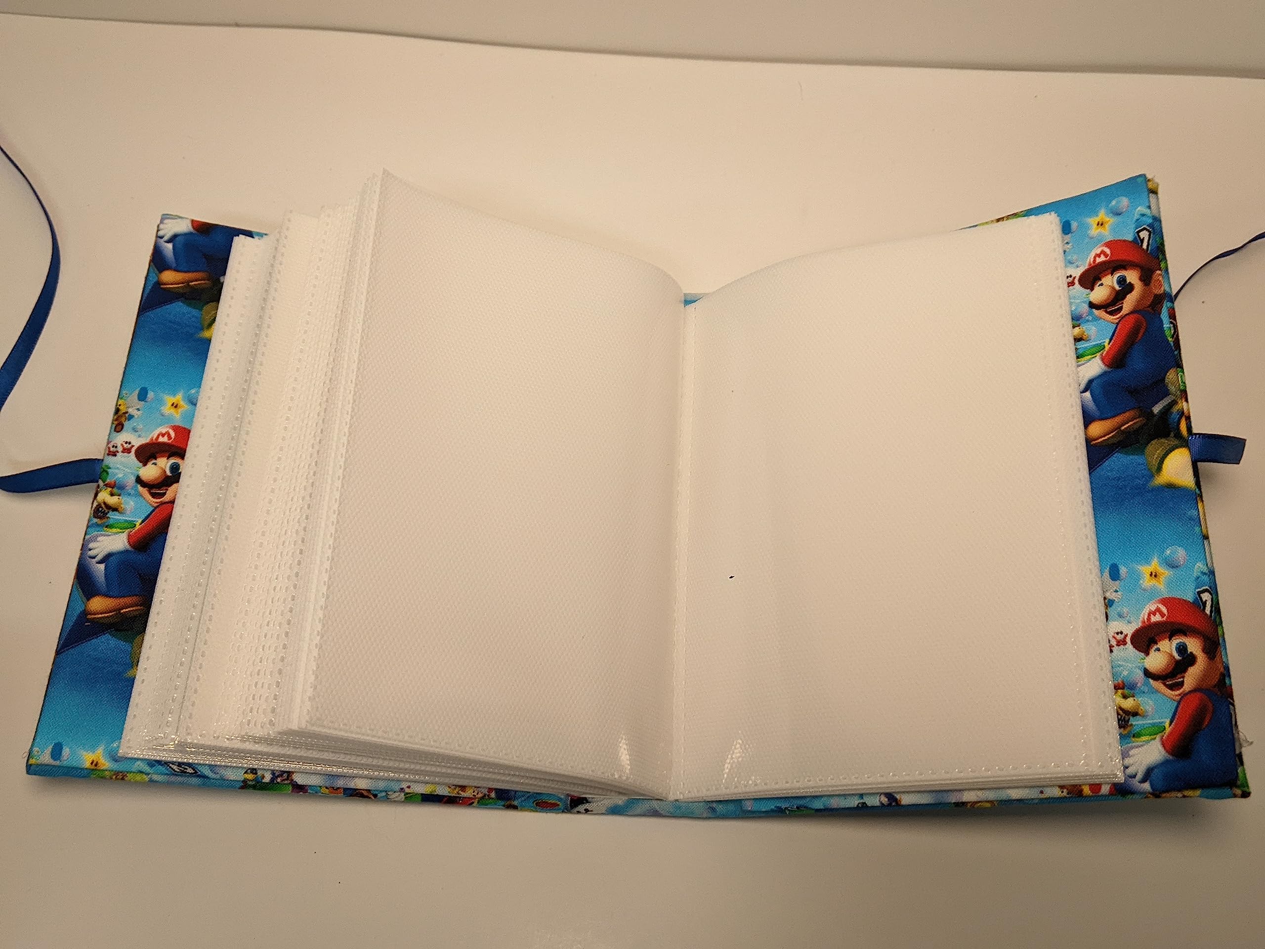 New!!! Custom Mario Brothers Photo Album 3 - Holds 100 4x6 Photos - Handmade Gamer Photo Album