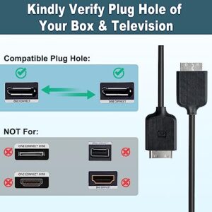 BN39-02210A BN39-02210C BN96-44186A BN91-17814A BN91-17814W for Samsung One Connect Cable with Holder,One Connect Cable for Samsung TV UN55KS8000F UN55KS800DF UN55KS8500F UN55KS9000F UN60KS8000