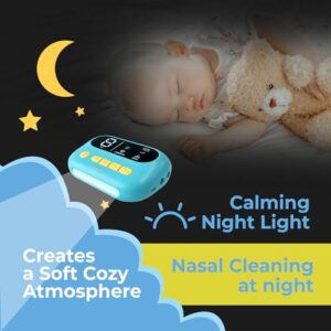 The ‘HappyNose’ Nasal Aspirator with 3X Greater Suction for Newborn Infant Baby Toddler Kids & Adults - Rechargeable Snot Booger Mucus Vacuum Device - Nose Sucker Machine