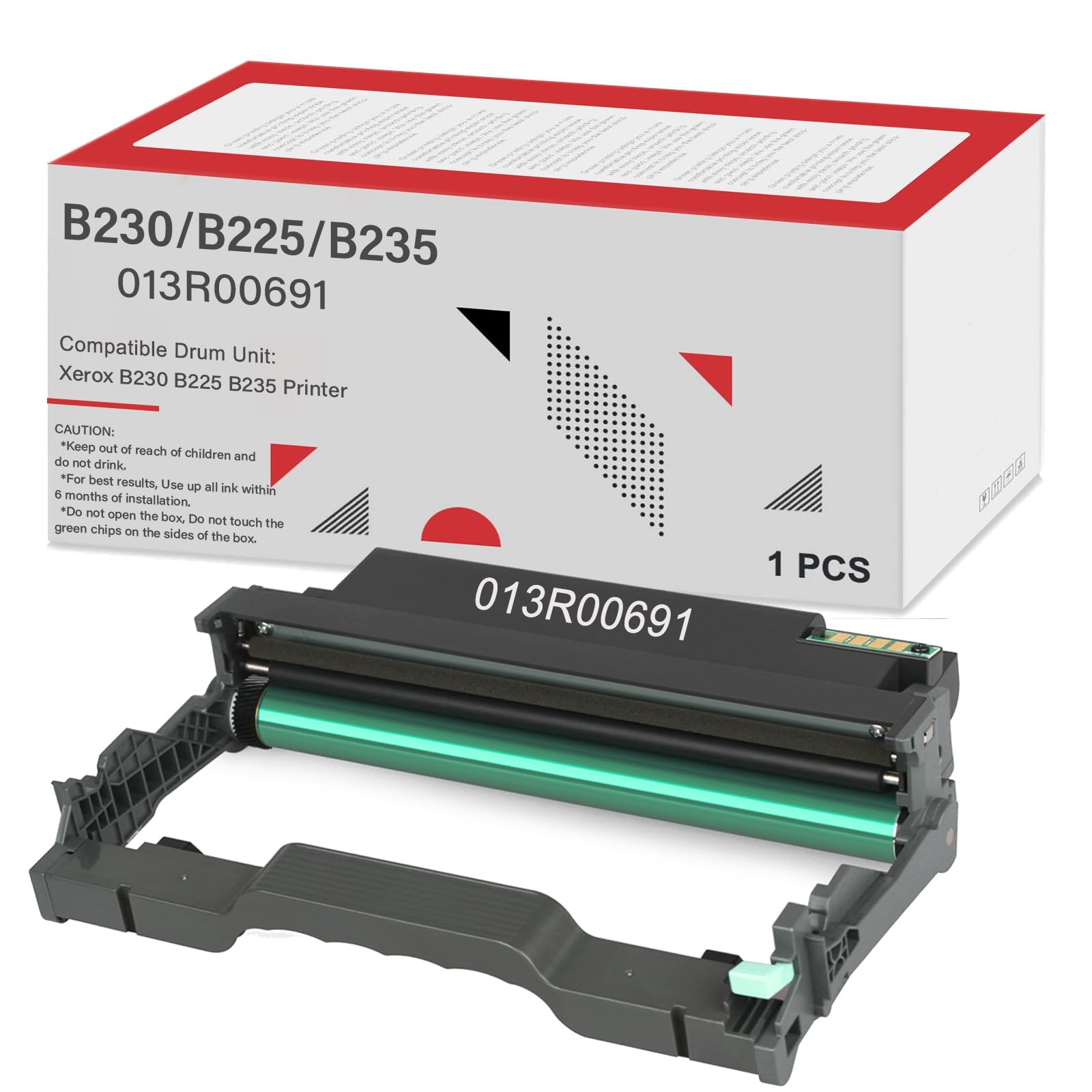 B225 B230 B235 Drum Unit Replactment for 013R00691 Imaging Unit Compatible with Xerox B225 B230 B235 Printer(1-Pack)