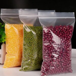 Small Plastic Bags - Small Ziplock Bag 100Pcs, 9.5''X 13.5'' Clear Plastic Jewelry Zip Bags, Reclosable Mini Zip Top Lock Small Baggies, Poly Baggies For Pills, Meds, Dime, Travel, Storage, Packaging