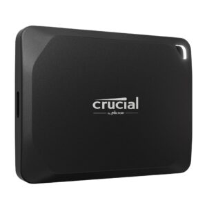 crucial x10 pro 4tb portable ssd - up to 2100mb/s read, 2000mb/s write - water and dust resistant, pc and mac, with mylio photos+ offer - usb 3.2 external solid state drive - ct4000x10prossd902