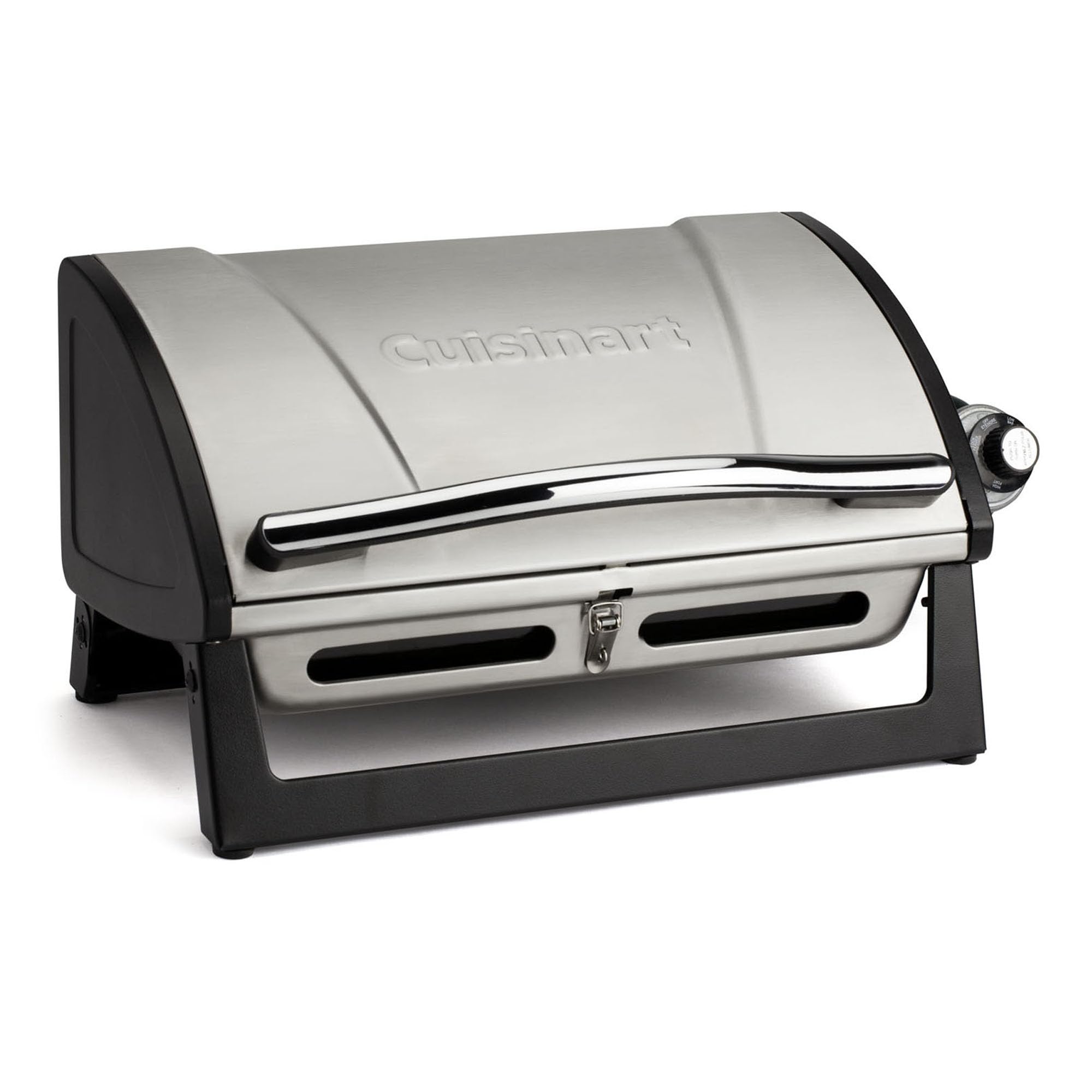 Cuisinart CGG-059A Grillster 8,000 BTU Portable Propane Tabletop Gas Grill and Cuisinart CFGS-222 Take Along Portable Grill Stand Bundle