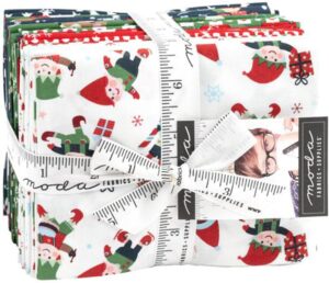 moda fabrics hello holidays fat quarter bundle by abi hall 35370ab