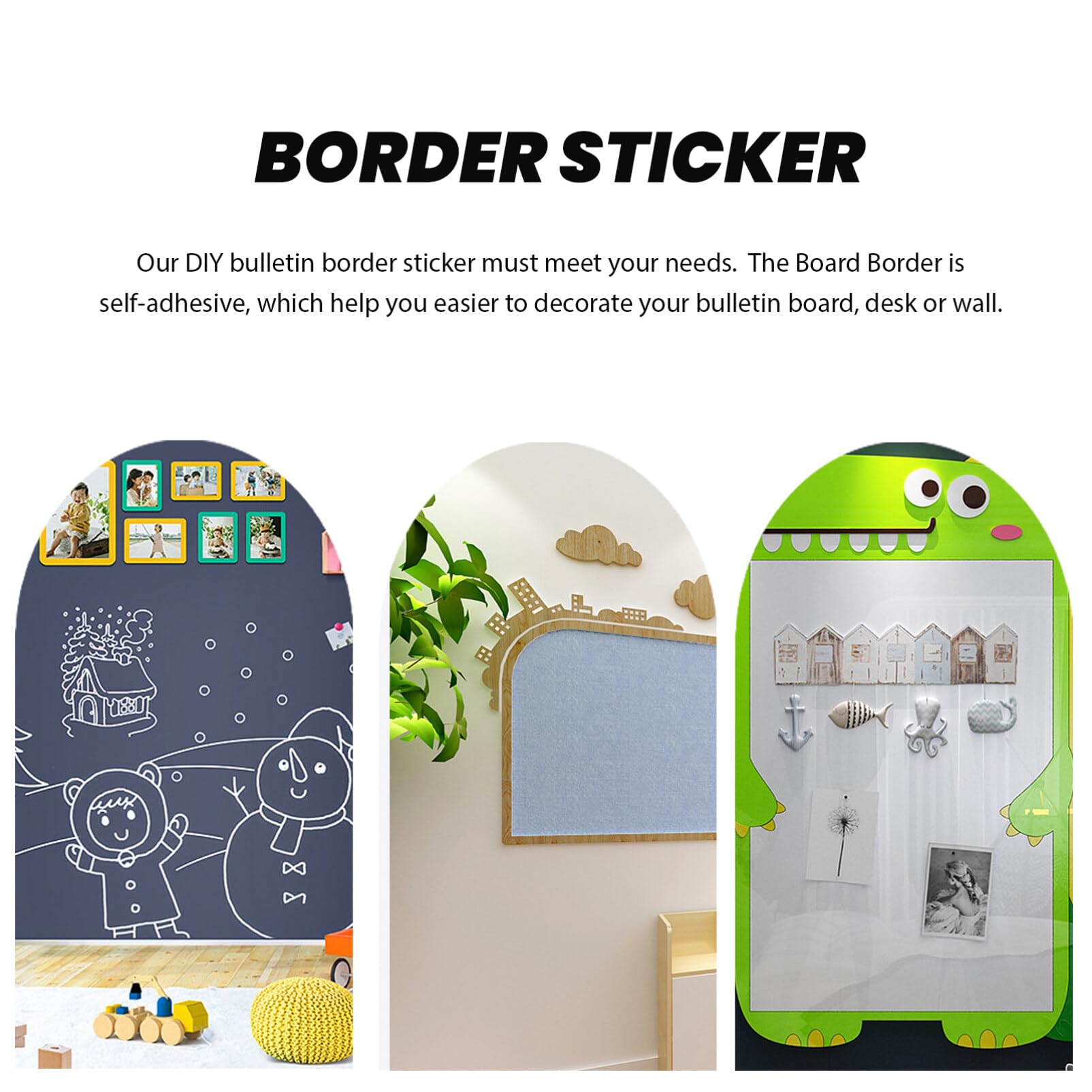 VILLCASE 1 Roll Stickers Waterproof Wall Stickers Decor Waterproof Stickers Removable Stickers Stickers Cartoon Sticker Decor Practical Sticker Paper Adhesive Trim