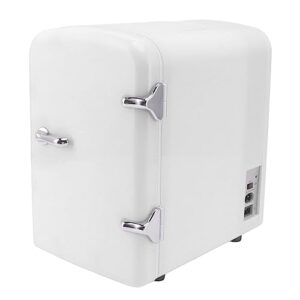 cryfokt mini beauty fridge, portable cooler warmer refrigerator ac100-240v 4l cooling warming for bedroom (us plug)