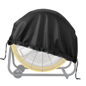 kinpee industrial fan cover, waterproof & dustproof cover for 30" high velocity movement heavy duty drum fan, heavy duty outdoor floor fan cover, 600d oxford fabric, fits up to 36x11x36 inches(black)