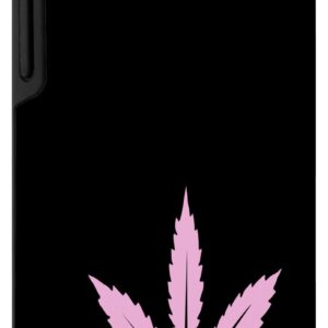 iPhone 14 Pro Pink Marijuana Pot Leaf CBD Cannabis Women's Weed Cute Case