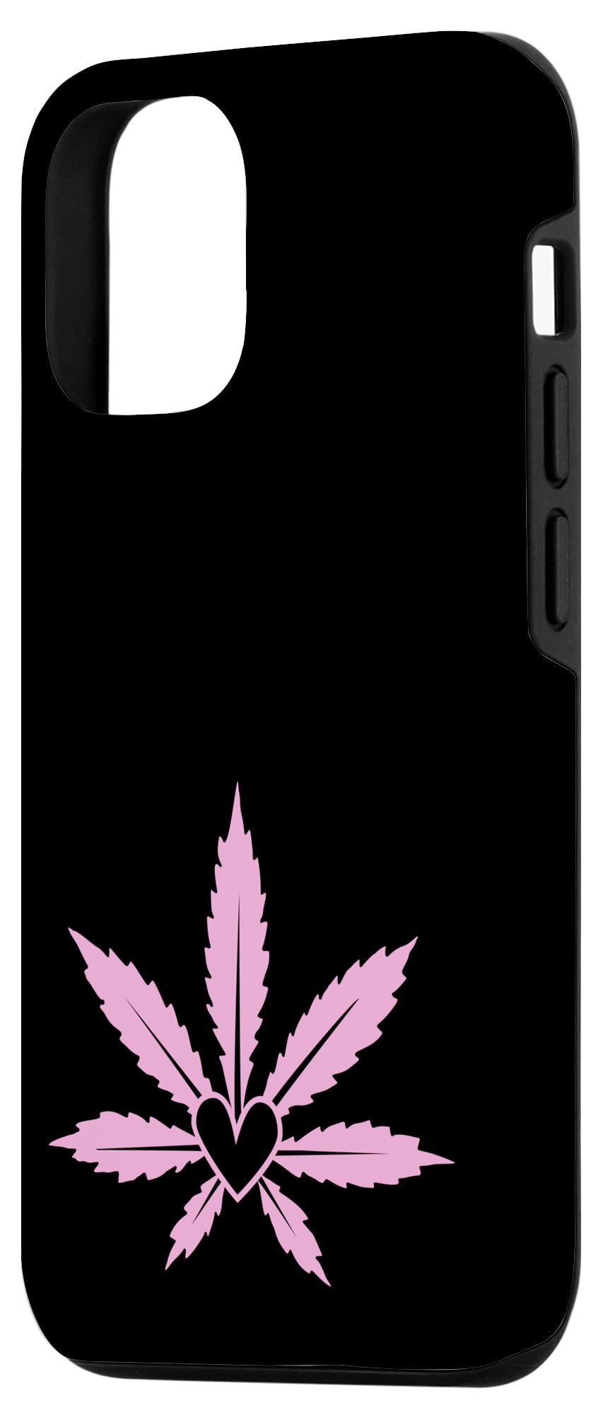 iPhone 14 Pro Pink Marijuana Pot Leaf CBD Cannabis Women's Weed Cute Case