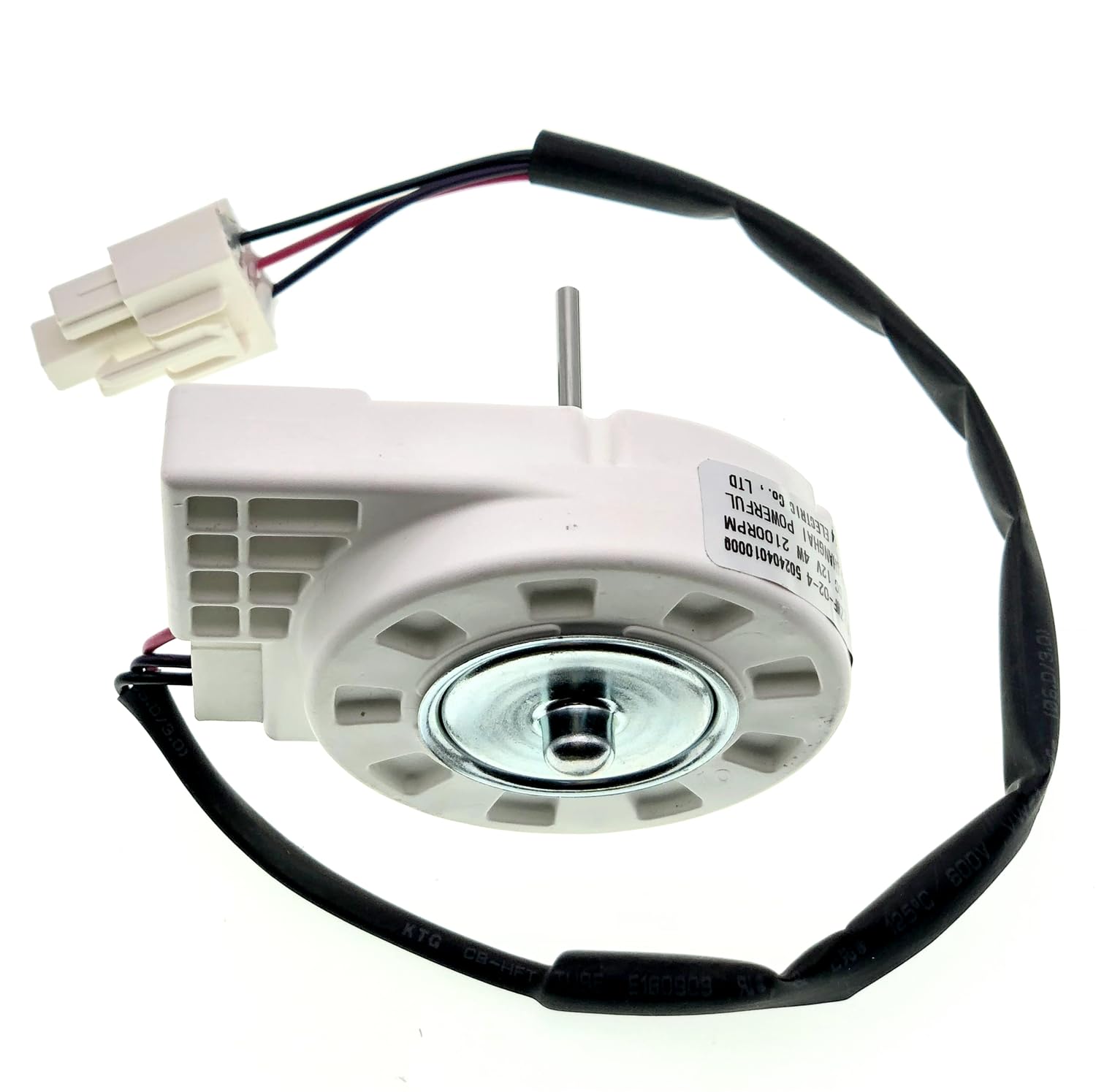 50240401000Q Refrigerator Fan Motor ZWF-02-4 Compatible with Magic Chef, Midea, Avanti, Premium Daewoo, Haier Refrigerators BCD-330WTV, Vissani Fridge/Frigidaire, 12V 4W 2100RPM CCW