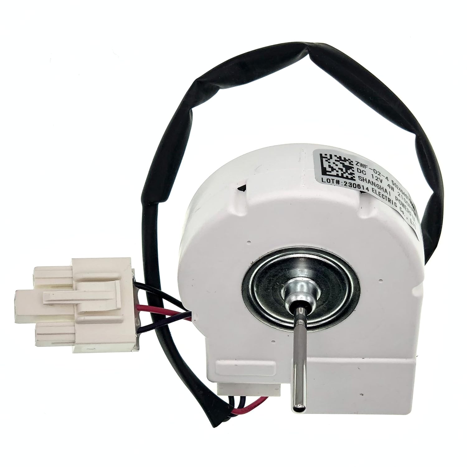 50240401000Q Refrigerator Fan Motor ZWF-02-4 Compatible with Magic Chef, Midea, Avanti, Premium Daewoo, Haier Refrigerators BCD-330WTV, Vissani Fridge/Frigidaire, 12V 4W 2100RPM CCW