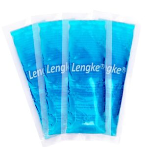 leng ke ice pack for insulin cooler travel case tsa approved - gel ice pack for travel medicine organizer, small ice packs for diabetic travel case and refrigerated medicine travel case (4 pack)