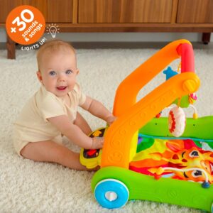 Move2Play, 4-in-1 Baby Play Mat & Activity Center Gym | Infant Toy for Tummy Time | 1 2 3 4 5 6+ Month Old Gift