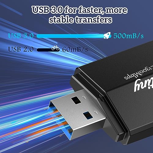 USB WiFi Adapter, Ortiny 1300Mbps WiFi USB Dual Band 5G/2.4G Wireless Network Adapter for Desktop Laptop PC, Dual Band WiFi Dongle Wireless Adapter for Supports Windows 11/10/8/7, Mac OS 10.9-10.15