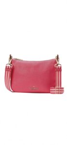 kate spade new york sadie leather shoulder bag (tropical pink)