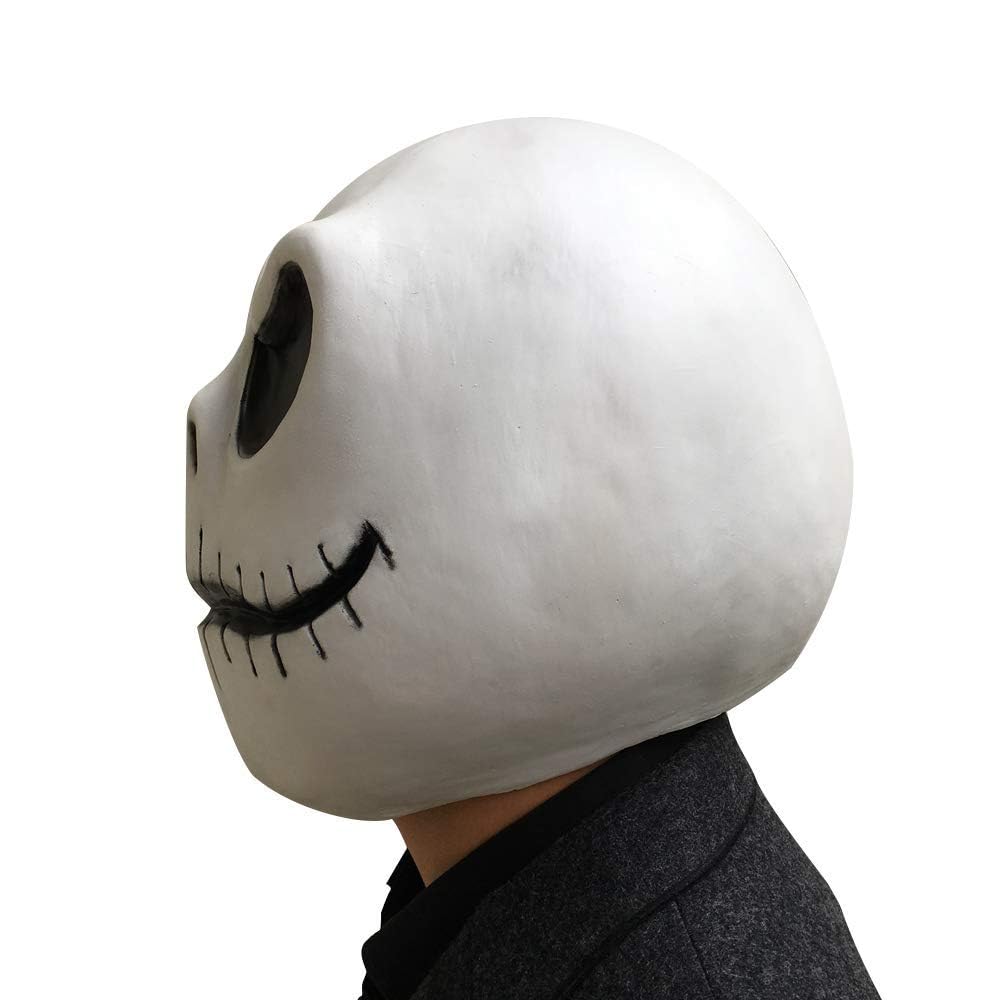 Kuberas Nightmare Christmas Jack Mask Skellington Skull Skeleton Latex Mask Pumpkin King Halloween Cosplay Mask for Adults