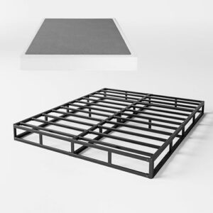 aardhen 7 inch box spring for queen bed,high profile strong metal frame mattress foundation, quiet noise-free,easy assembly, 3000lbs max weight capacity