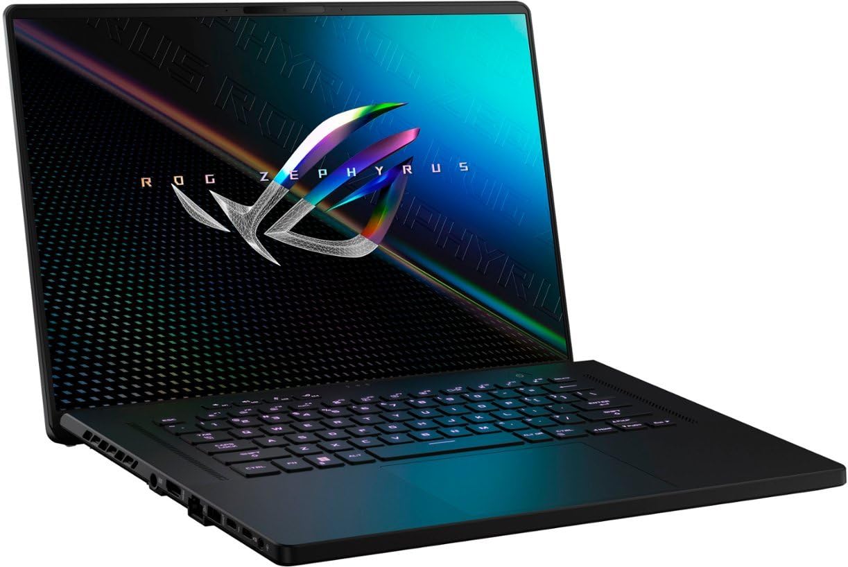 asus ROG Zephyrus M16 Gaming Laptop 16'' WUXGA IPS 165Hz (100% sRGB) 12th Generation Intel 14-core i7-12700H 24GB RAM 1TB SSD GeForce RTX 3060 6GB Backlit Thunderbolt USB-C Win11 + HDMI Cable