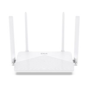 dbit ac1200 dual band wifi router 1200mbps wireless internet router, 4 x 10/100/1000 mbps gigabit ethernet ports, supports easymesh, guest wifi, access point mode, ipv6 and parental controls