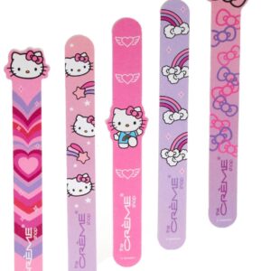 The Creme Shop x Hello Kitty Y2K Collection Totally Cute! Nail Files - Double-Sided for Shaping - Extra Fine Grit - Long-Lasting & Reusable - Set of 5