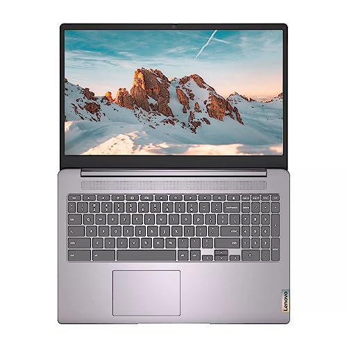 Lenovo 2023 15” FHD IPS Touchscreen Chromebook, Intel Pentium Processor Up to 3.30GHz, 4GB Ram, 128GB SSD, Super-Fast WiFi, Chrome OS(Renewed)