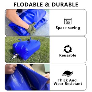 XITAO 63Gal/240L Water Storage Bladder Large Capacity Water Storage Containers Portable Foldable Emergency Water Tank Water Bag for RVs, Drought Resistance, Fire Prevention, Agricultural Irrigation